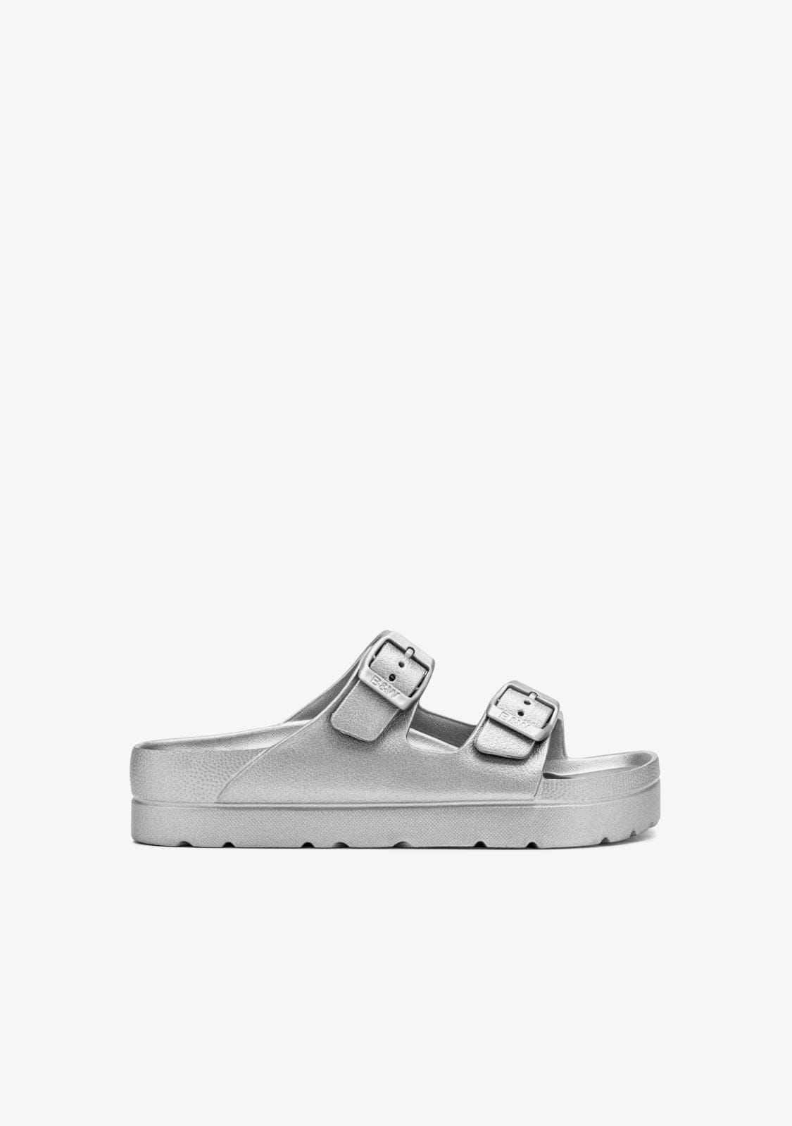 Silver Soft Bio Sandals